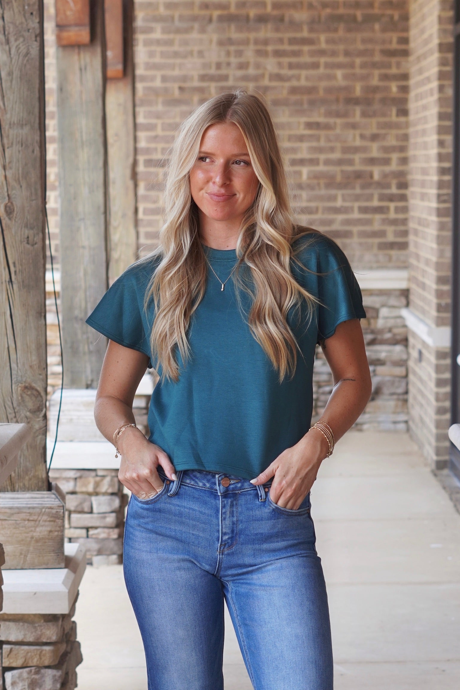 Ellie Everyday Basic T-Shirt – Allie and Me Boutique