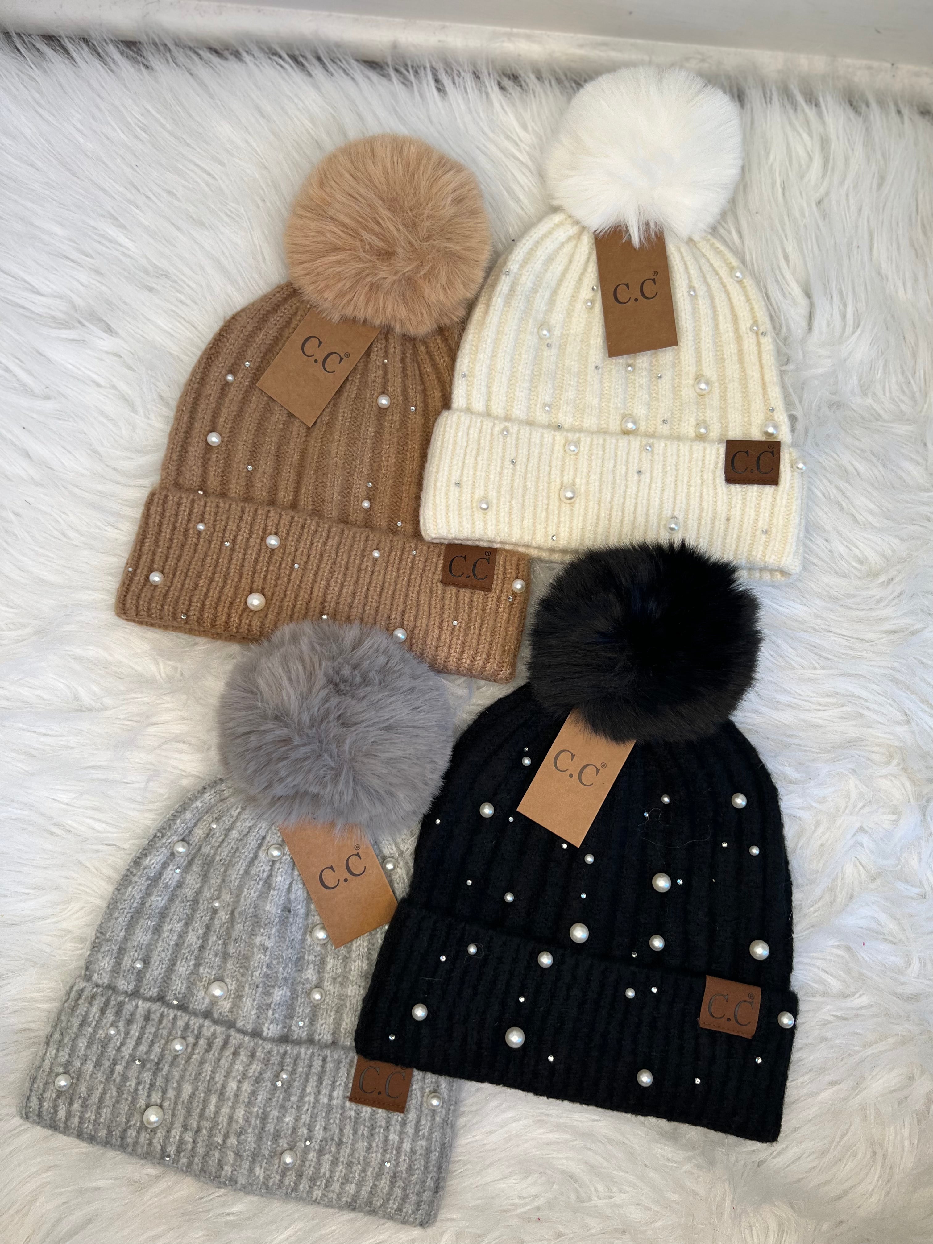 C.C Beaded Beanies – Allie and Me Boutique