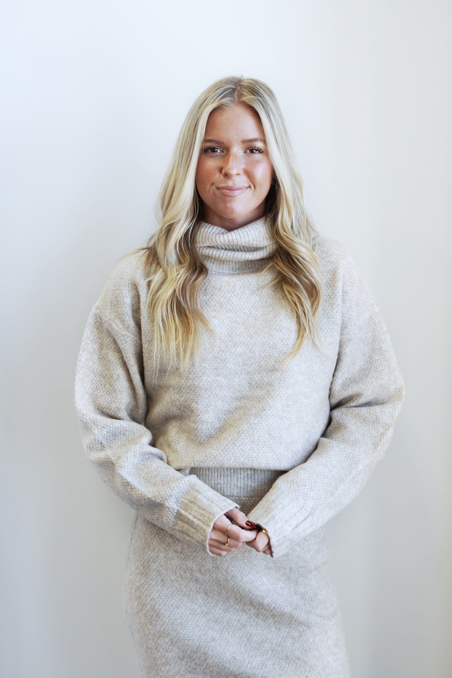 Tate Turtleneck Knit Sweater – Allie and Me Boutique