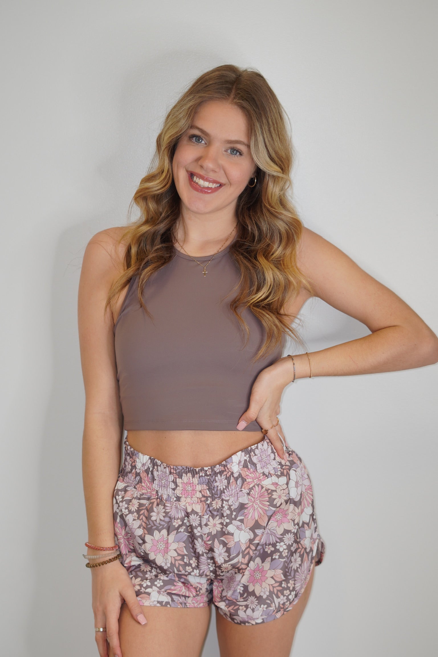 Madi Strength High Neck Tank – Allie and Me Boutique